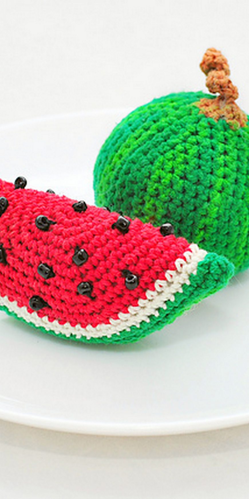 Amigurumi watermelon slice free pattern - Free Amigurumi Patterns