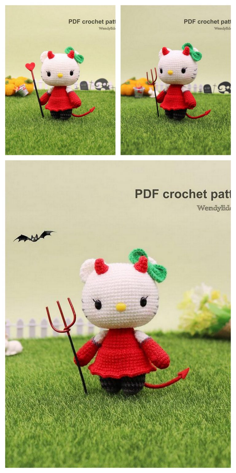 Crochet Hello Kitty amigurumi free pattern - Free Amigurumi Patterns