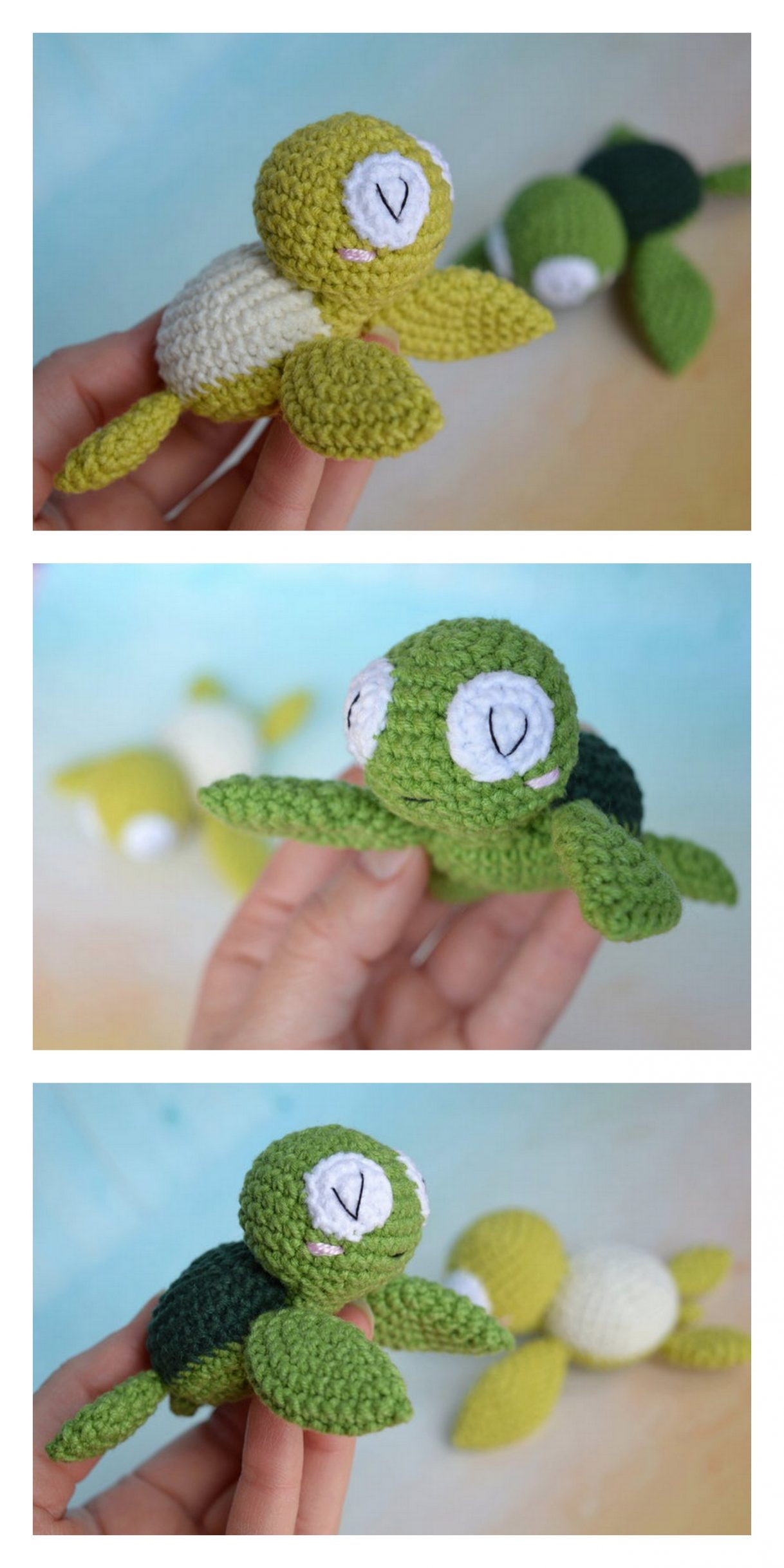 Amigurumi Cute Turtle Free Pattern - Free Amigurumi Patterns