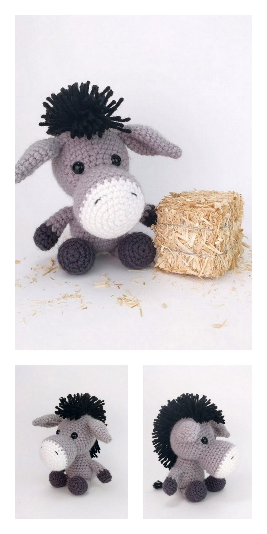 Amigurumi Cute Donkey Free Pattern – Free Amigurumi Patterns