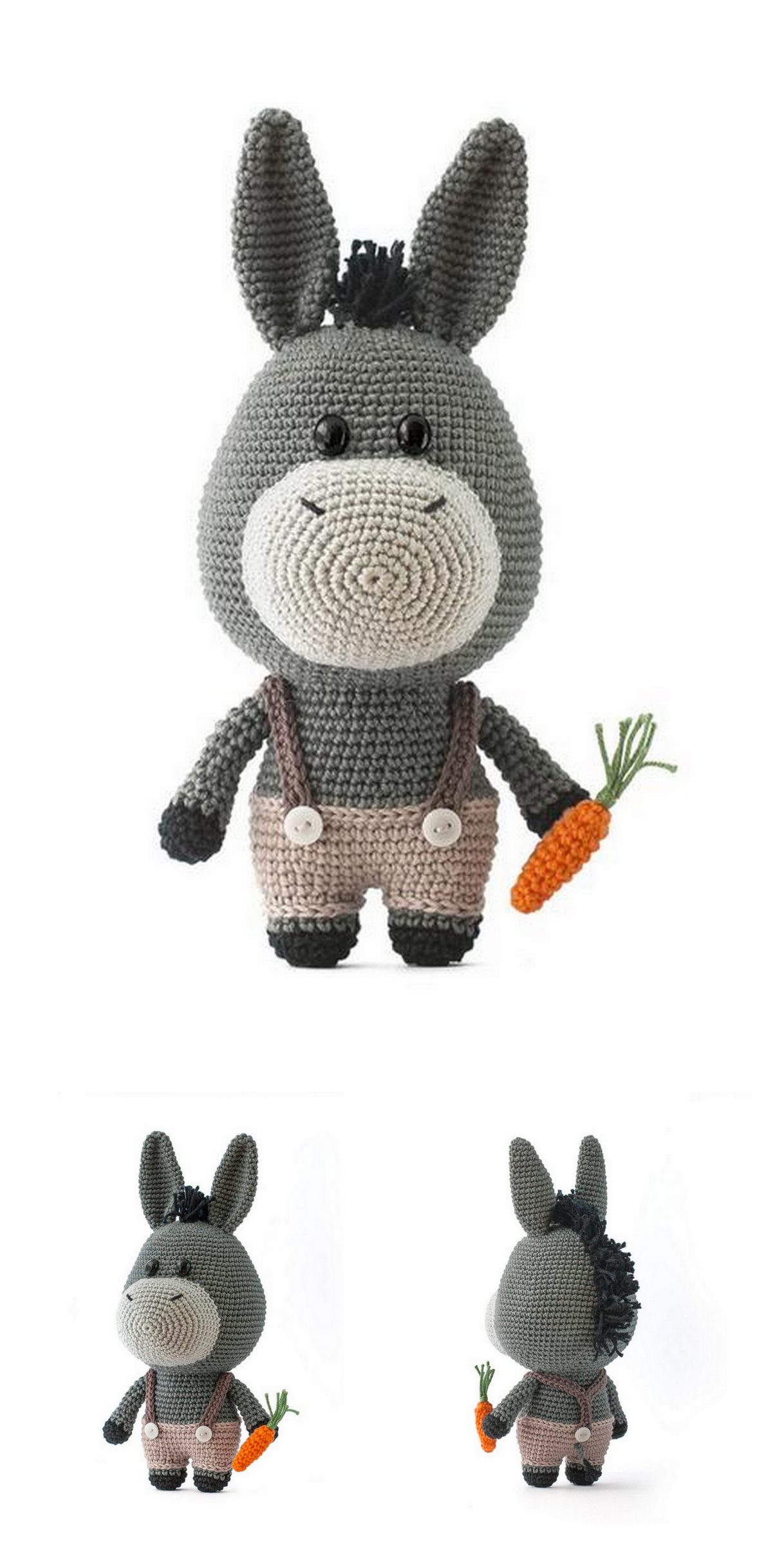 Amigurumi Cute Donkey Free Pattern – Free Amigurumi Patterns