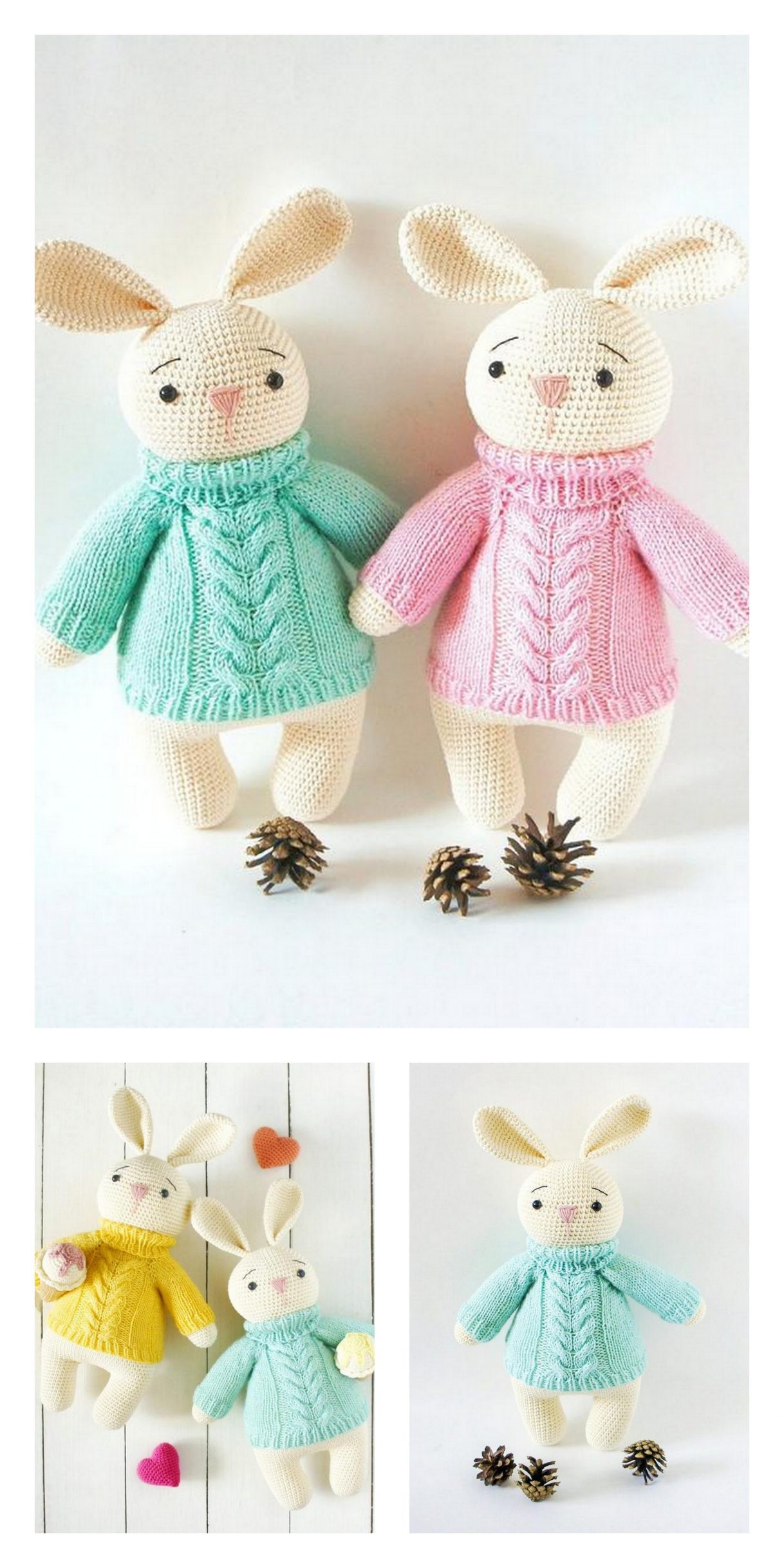 Amigurumi Spring Bunnies Free Pattern – Free Amigurumi Patterns