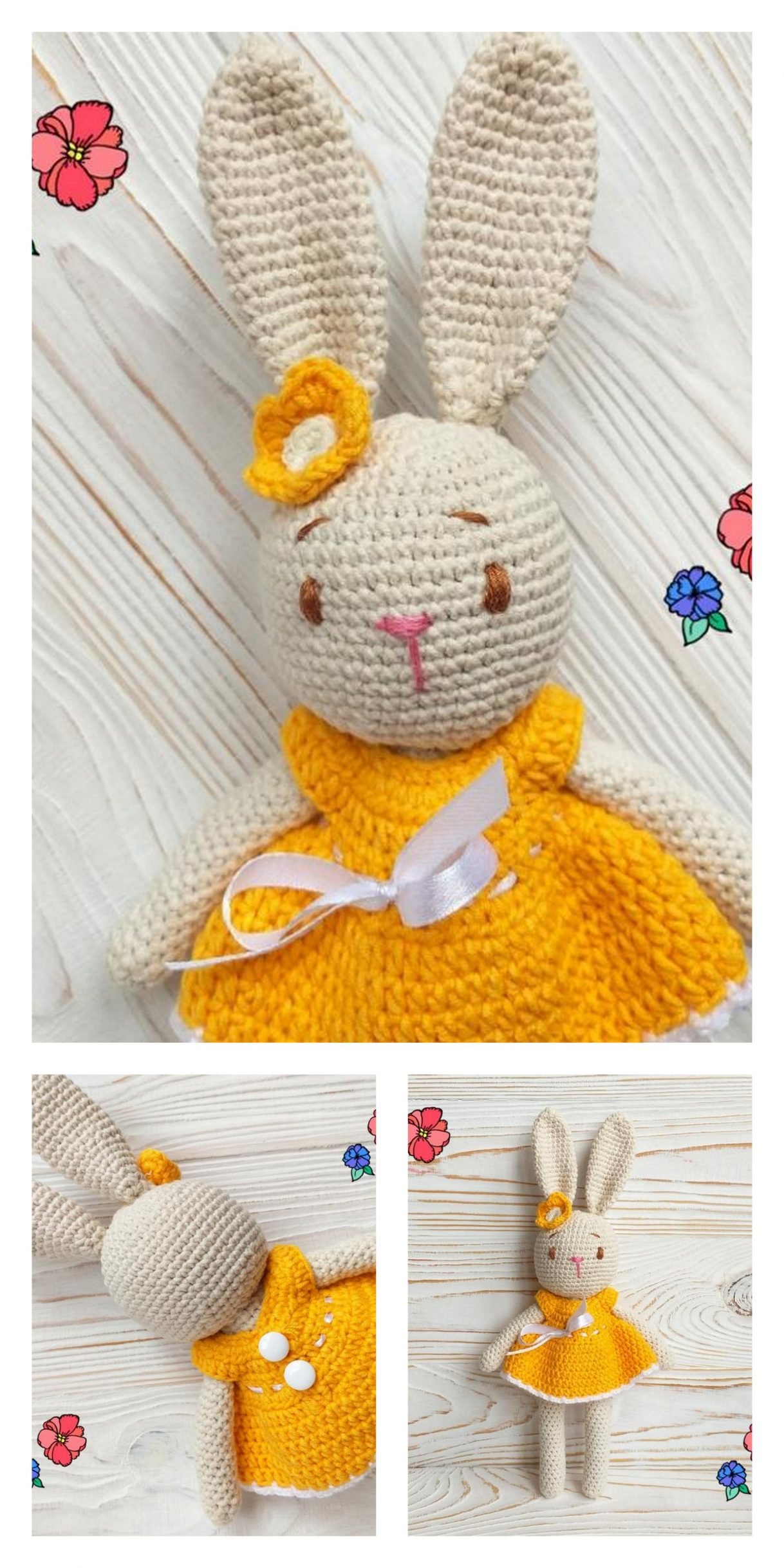 Amigurumi Spring Bunnies Free Pattern – Free Amigurumi Patterns