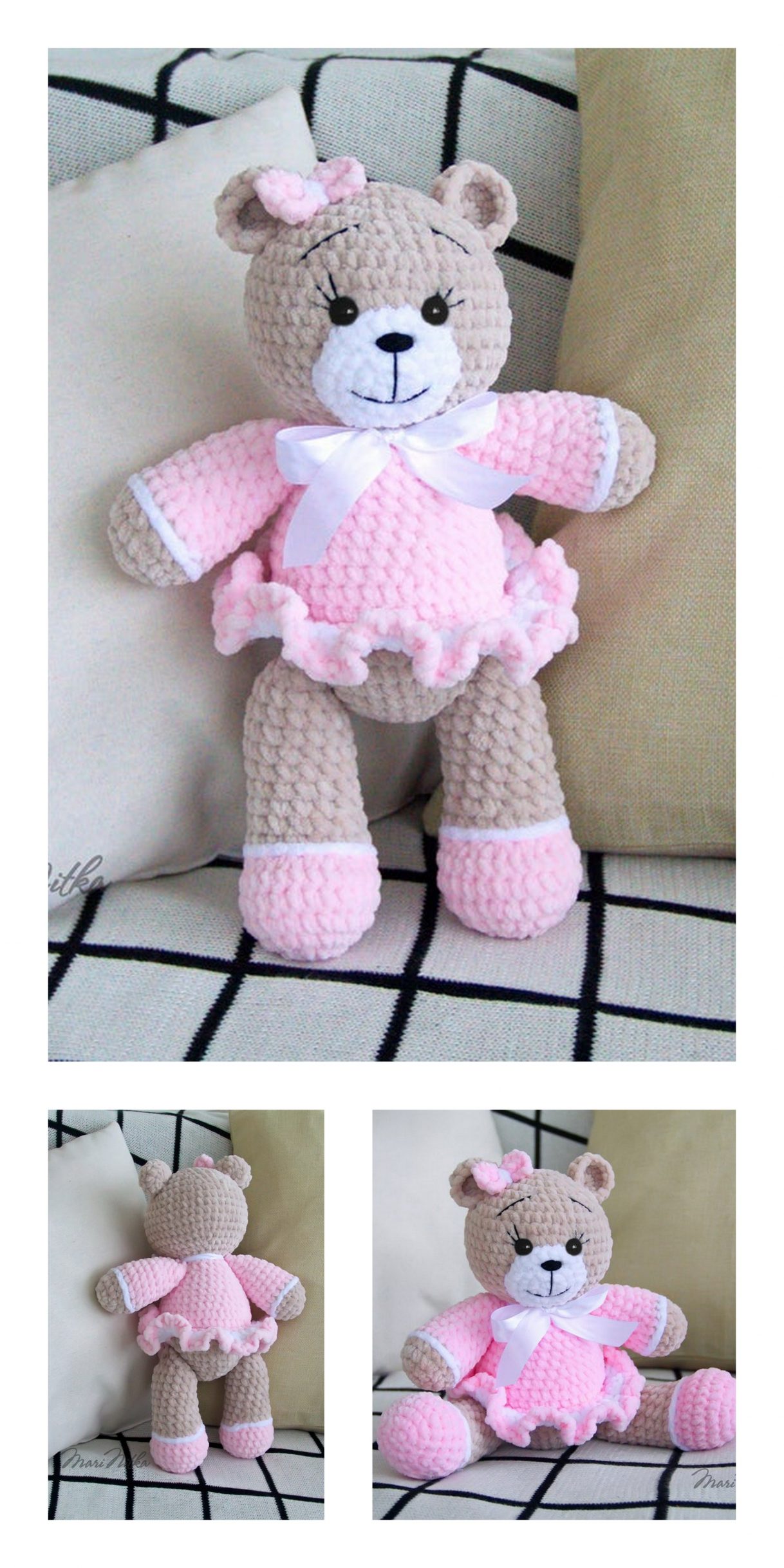Amigurumi Cute Plush Bear Free Pattern – Free Amigurumi Patterns