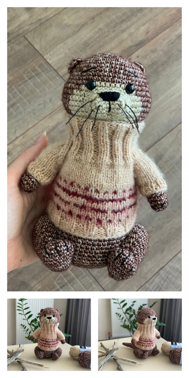 Amigurumi Cute Otter Free Pattern - Free Amigurumi Patterns