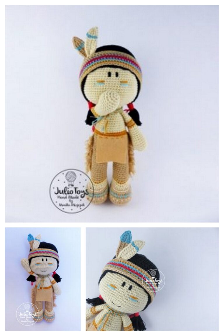 Amigurumi Crochet Indian Free Pattern – Free Amigurumi Patterns