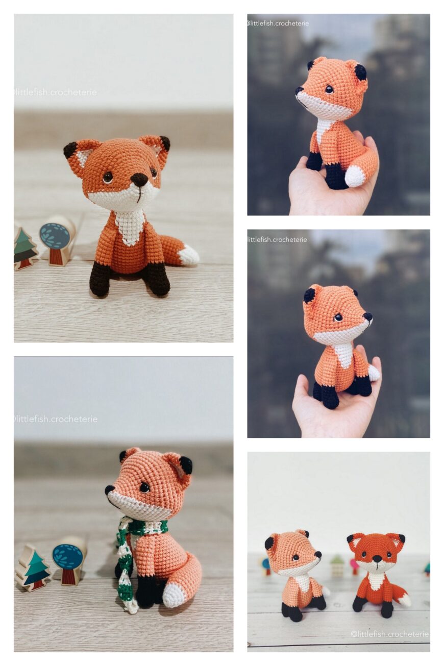 Amigurumi Fox Free Pattern – 2 – Free Amigurumi Patterns