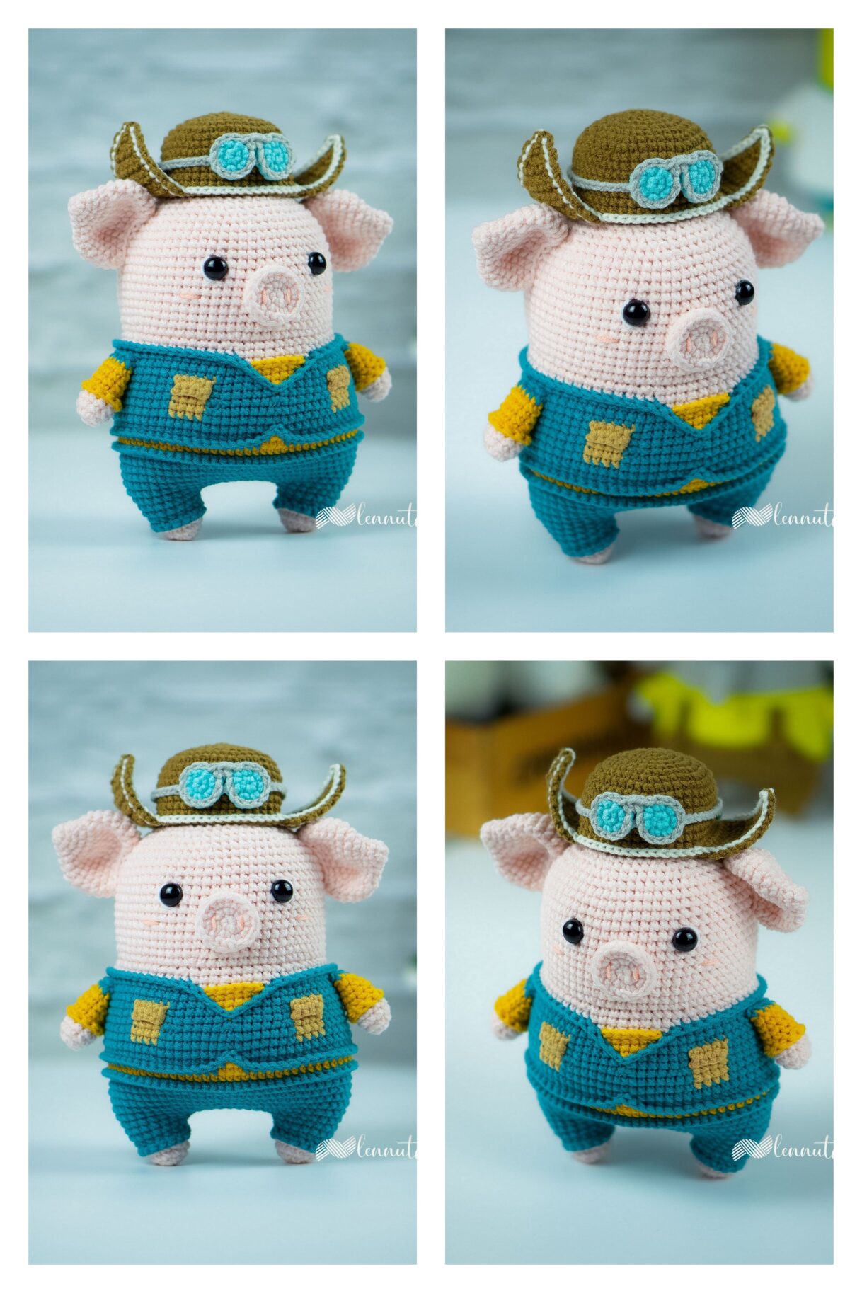 Amigurumi Piglet Keychain Free Pattern-1 – Free Amigurumi Patterns