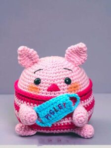 Amigurumi Piglet Keychain Free Pattern-1 – Free Amigurumi Patterns