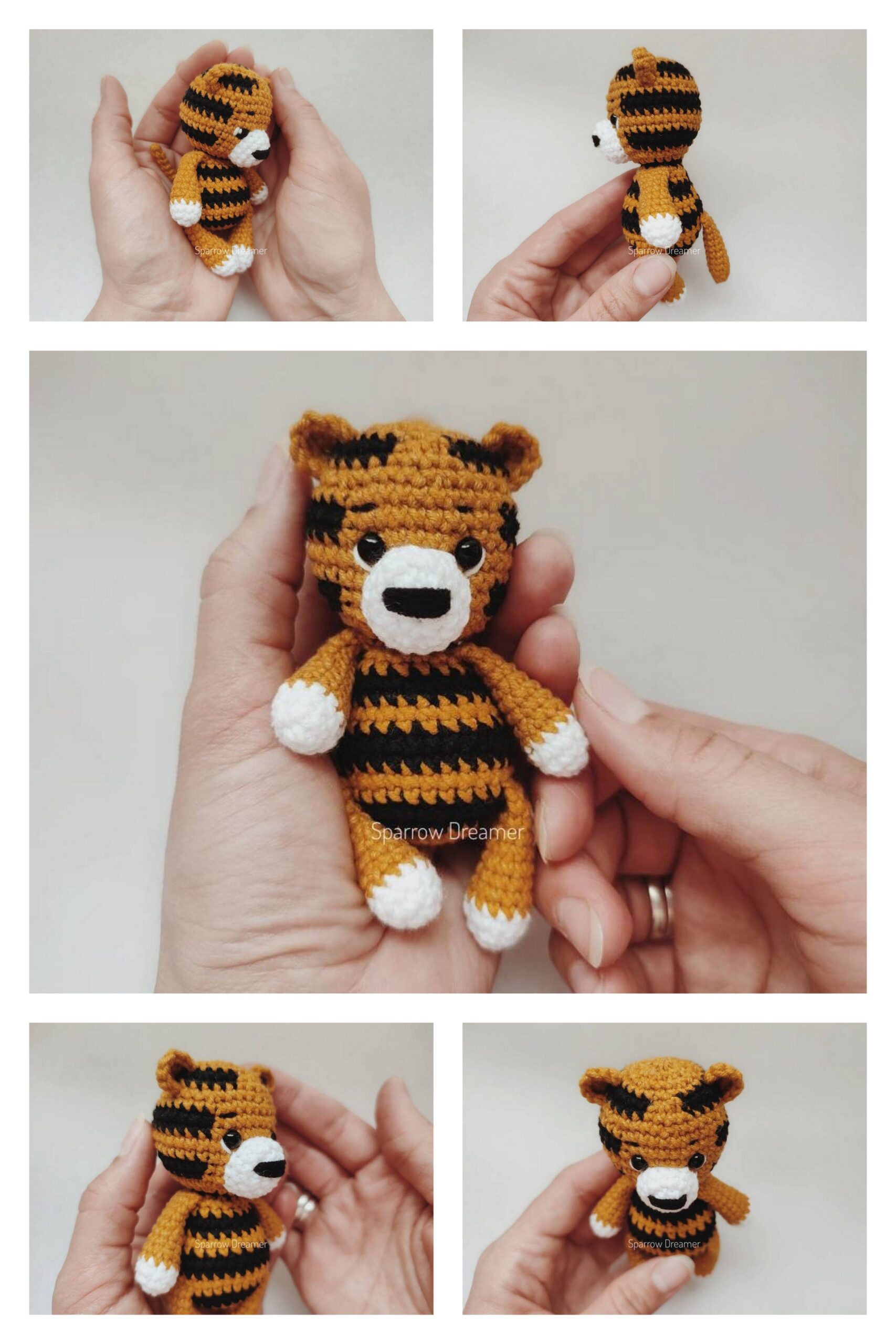 Amigurumi Tiger with Snood Free Pattern-1 – Free Amigurumi Patterns