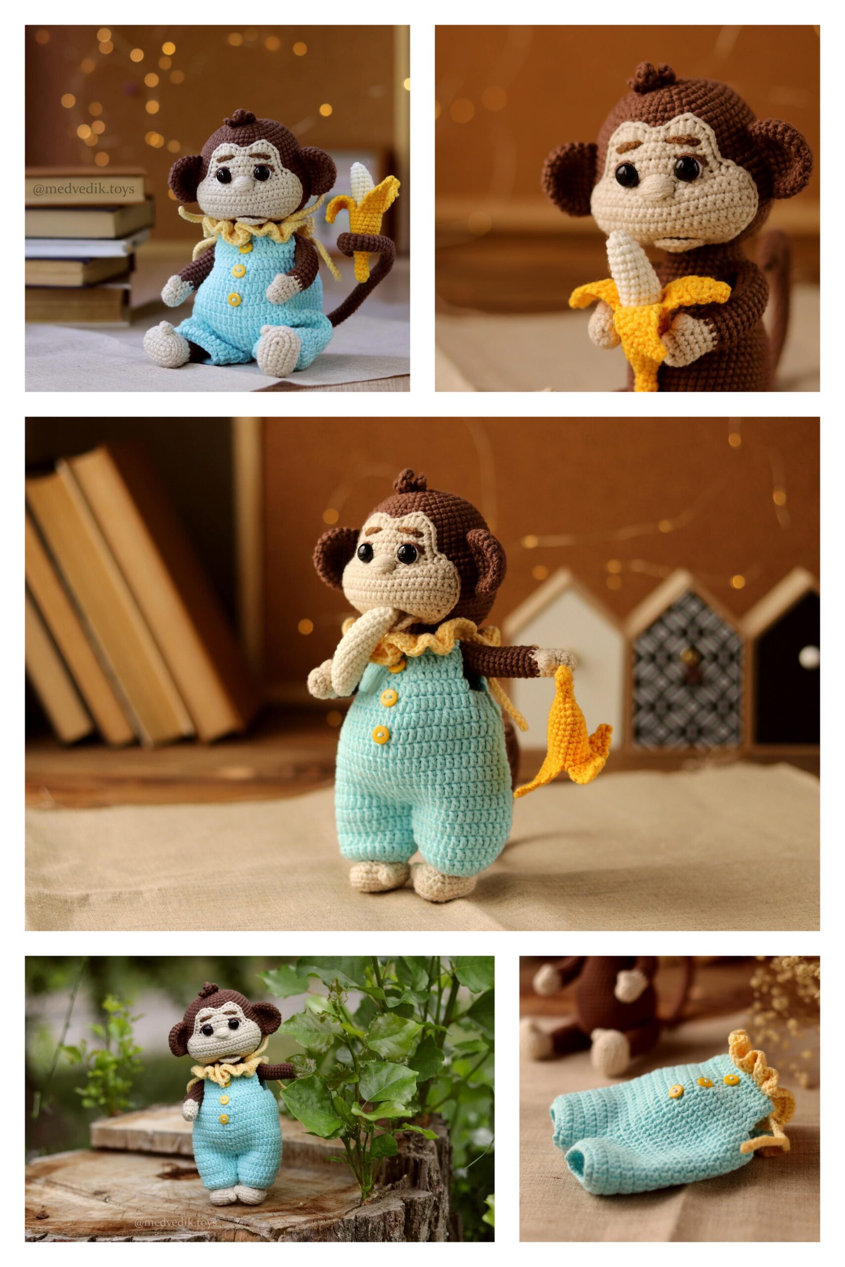 Amigurumi Little Monkey Keychain Free Pattern-1 – Free Amigurumi Patterns