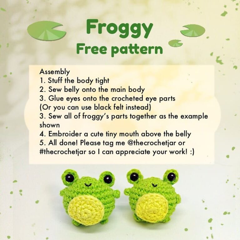 Amigurumi Tiny Froggy Free Pattern – Free Amigurumi Patterns