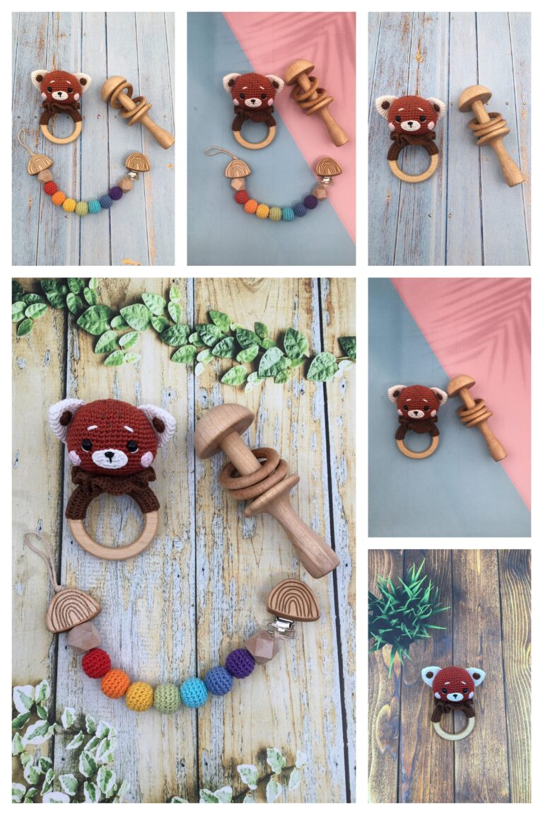 Amigurumi Lion Pacifier Clip Free Pattern-3 – Free Amigurumi Patterns