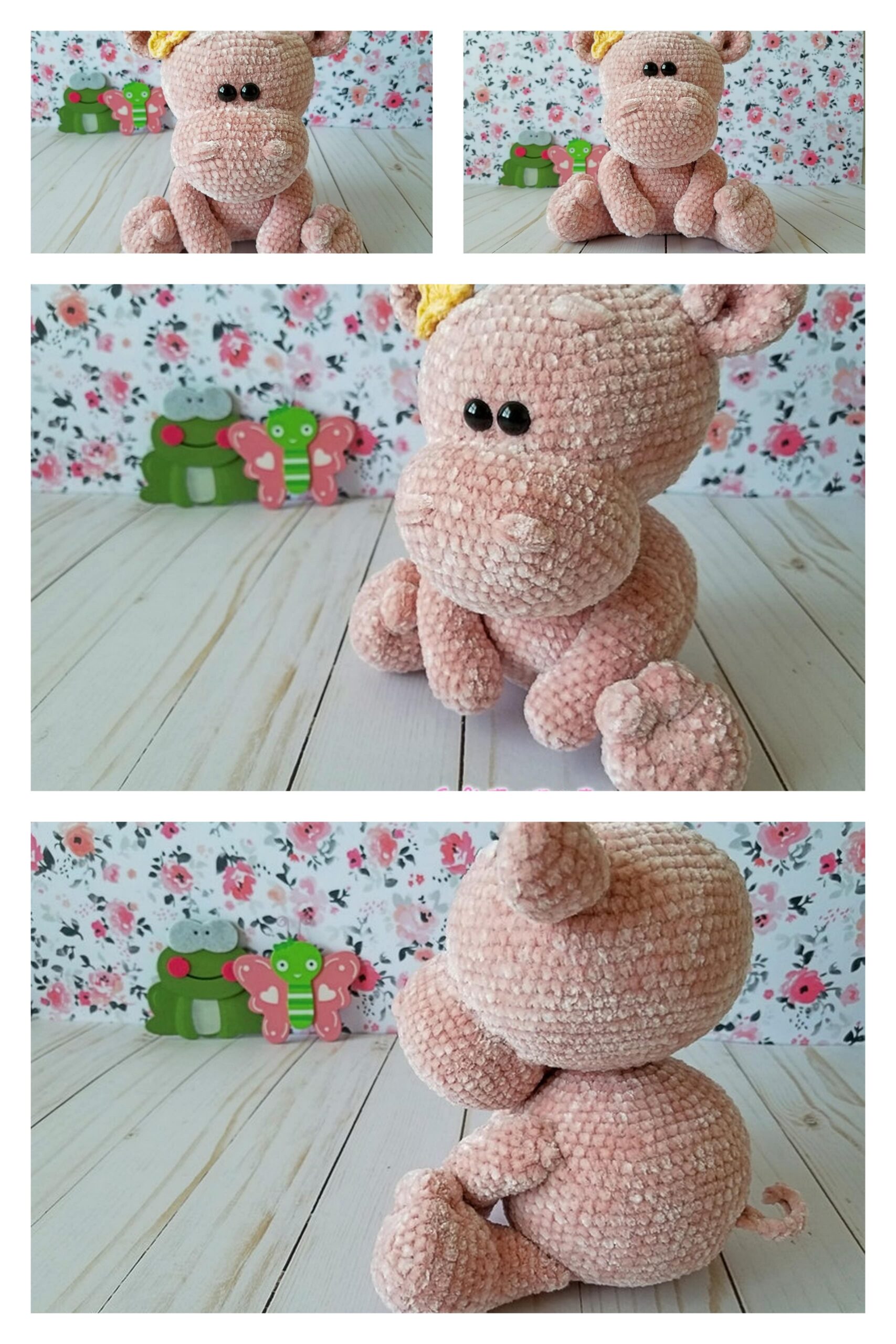 Amigurumi Plush Hippo Free Pattern-1 – Free Amigurumi Patterns