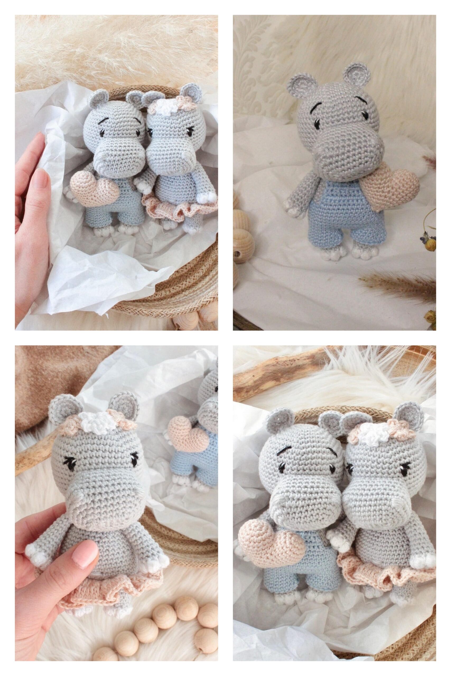 Amigurumi Plush Hippo Free Pattern-1 – Free Amigurumi Patterns