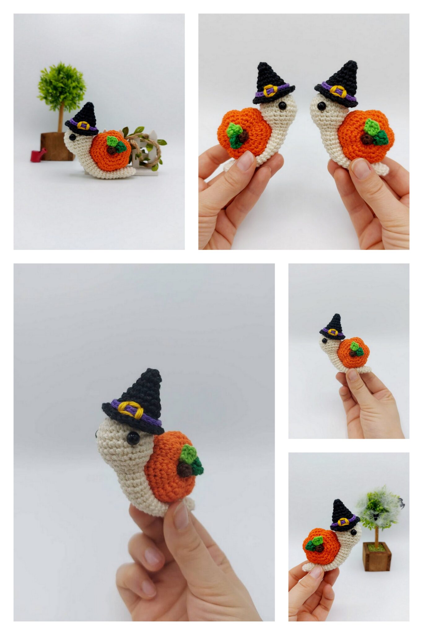 Amigurumi Pumpkin Snail Free Pattern-1 – Free Amigurumi Patterns