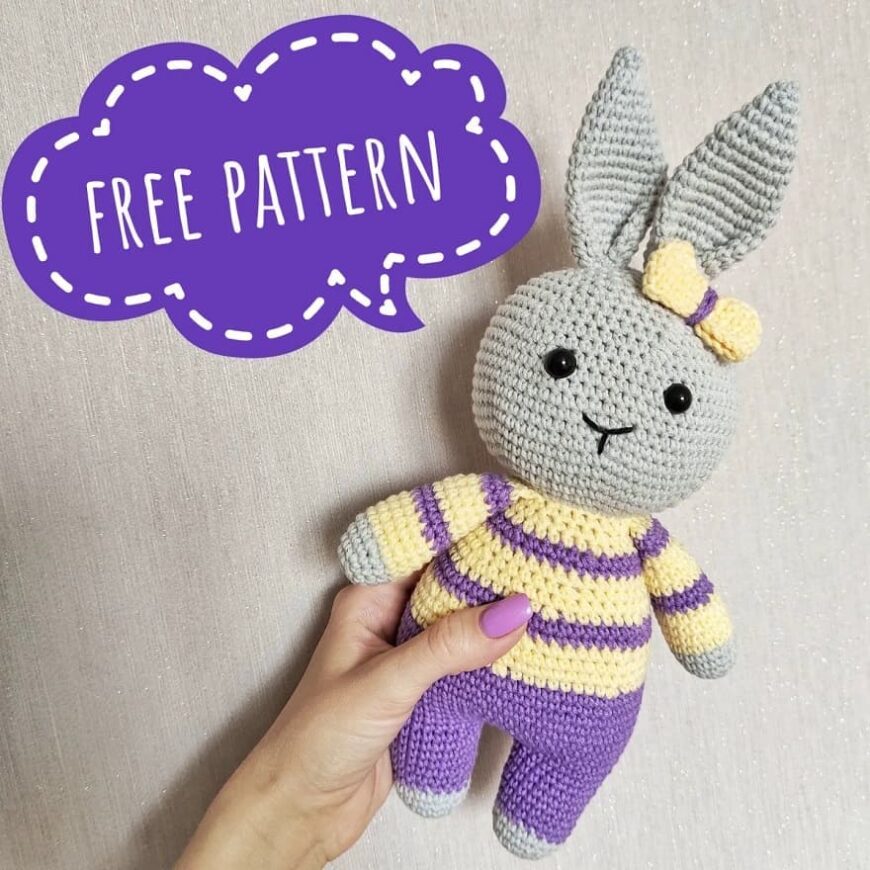 Amigurumi Sweet Crochet Bunny Free Pattern-2 – Free Amigurumi Patterns