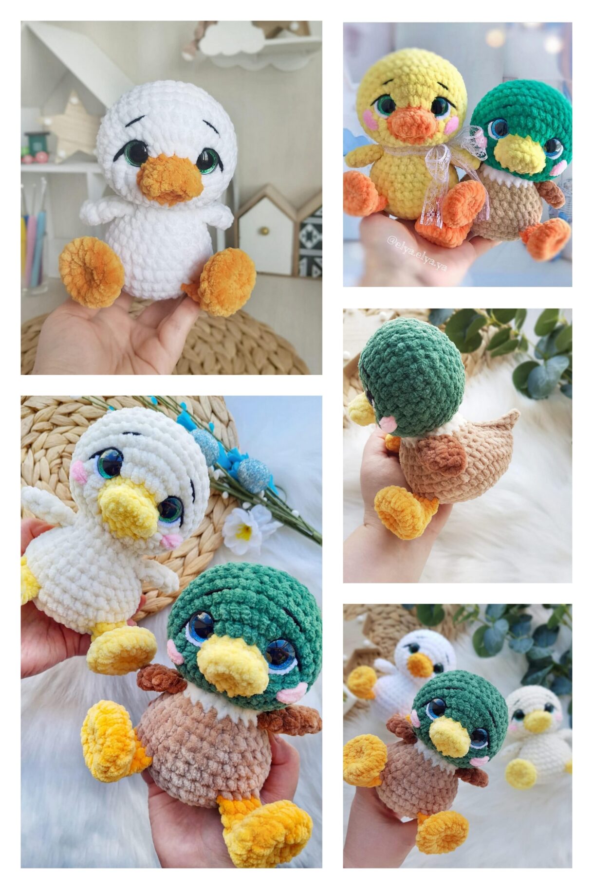 Amigurumi Yellow Duck Free Pattern-1 – Free Amigurumi Patterns