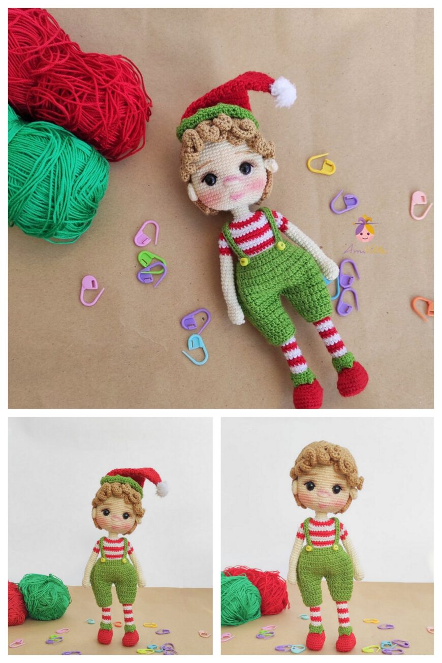 Amigurumi Christmas Elf Doll Free Pattern-1 – Free Amigurumi Patterns