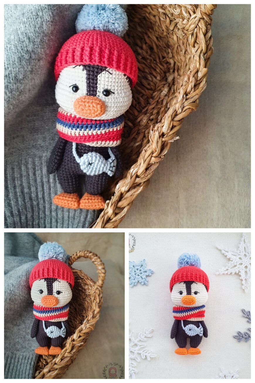 Amigurumi Christmas Keychain Penguin Free Pattern-1 – Free Amigurumi ...