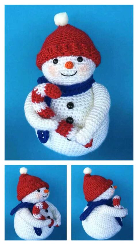Amigurumi Huggable Snowman Friend Free Pattern-5 – Free Amigurumi Patterns
