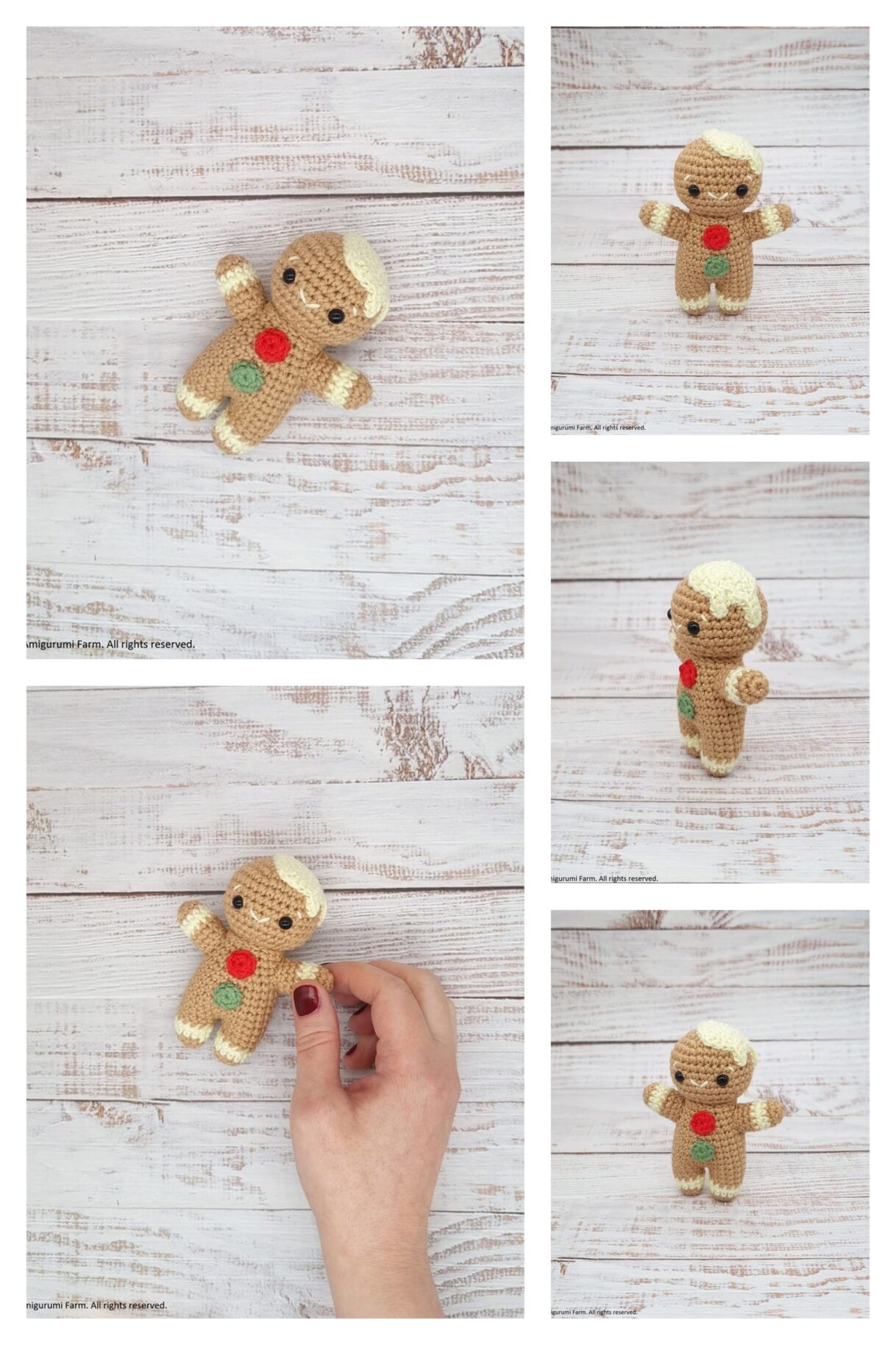 Amigurumi Mini Gingerbread Man Free Pattern-3 – Free Amigurumi Patterns