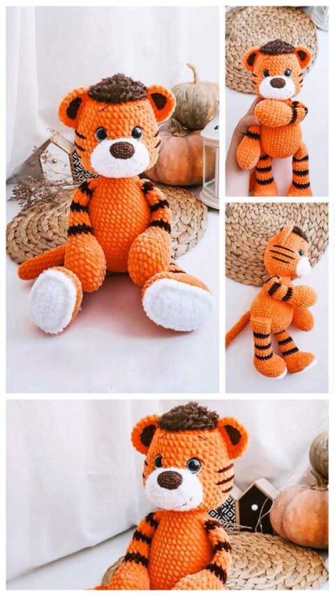 Amigurumi Cute Tiger Free Pattern-3 – Free Amigurumi Patterns