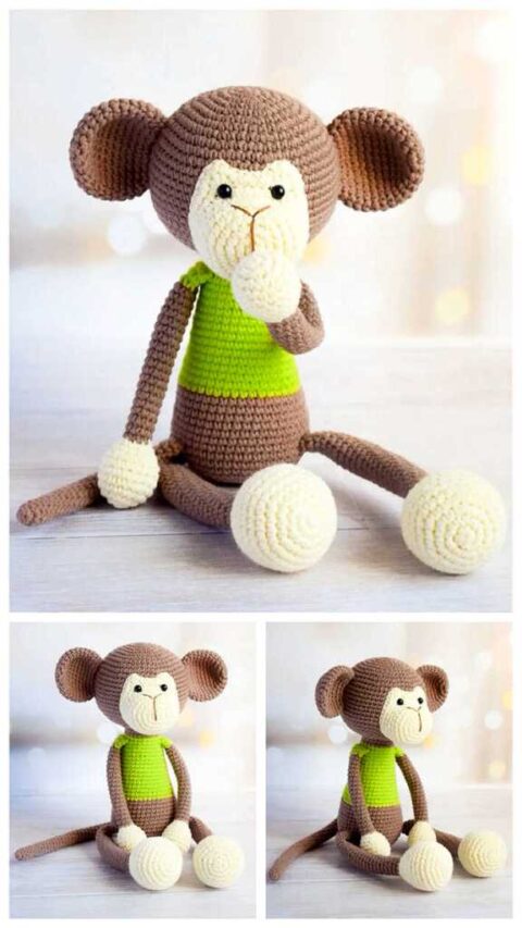 Amigurumi Monkey Dudu Free Pattern-3 – Free Amigurumi Patterns
