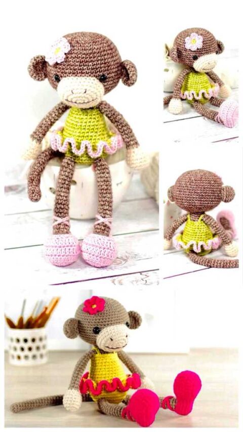 Amigurumi Monkey Dudu Free Pattern-3 – Free Amigurumi Patterns