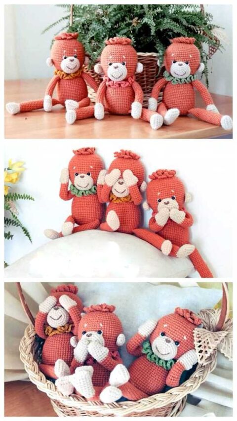Amigurumi Monkey Dudu Free Pattern-3 – Free Amigurumi Patterns
