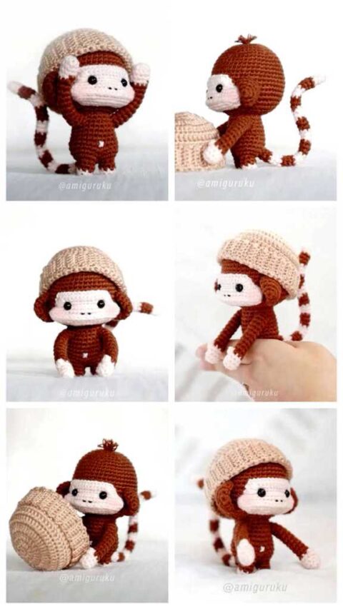 Amigurumi Monkey Dudu Free Pattern-3 – Free Amigurumi Patterns