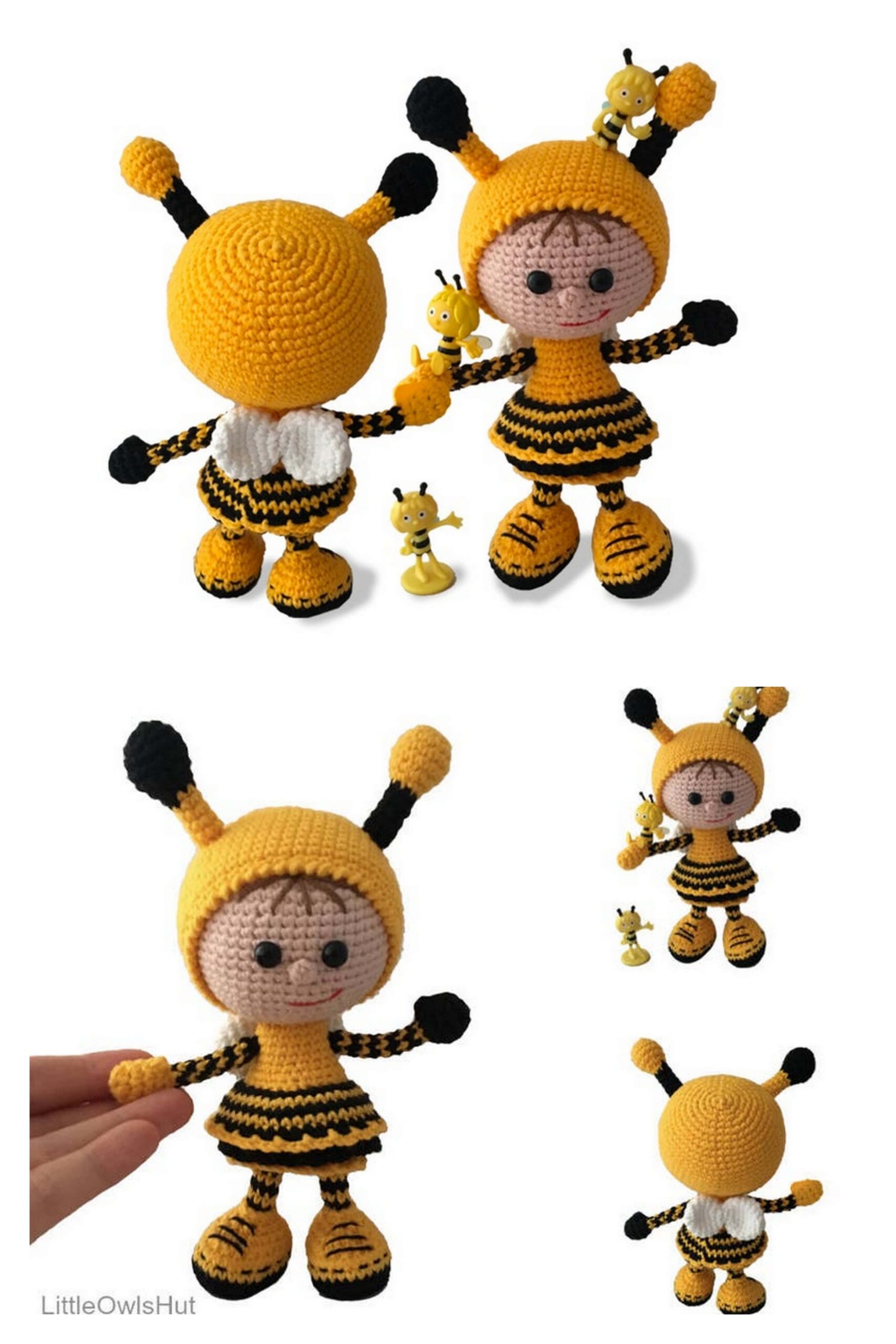 Amigurumi Bee Nora Free Pattern-2 – Free Amigurumi Patterns