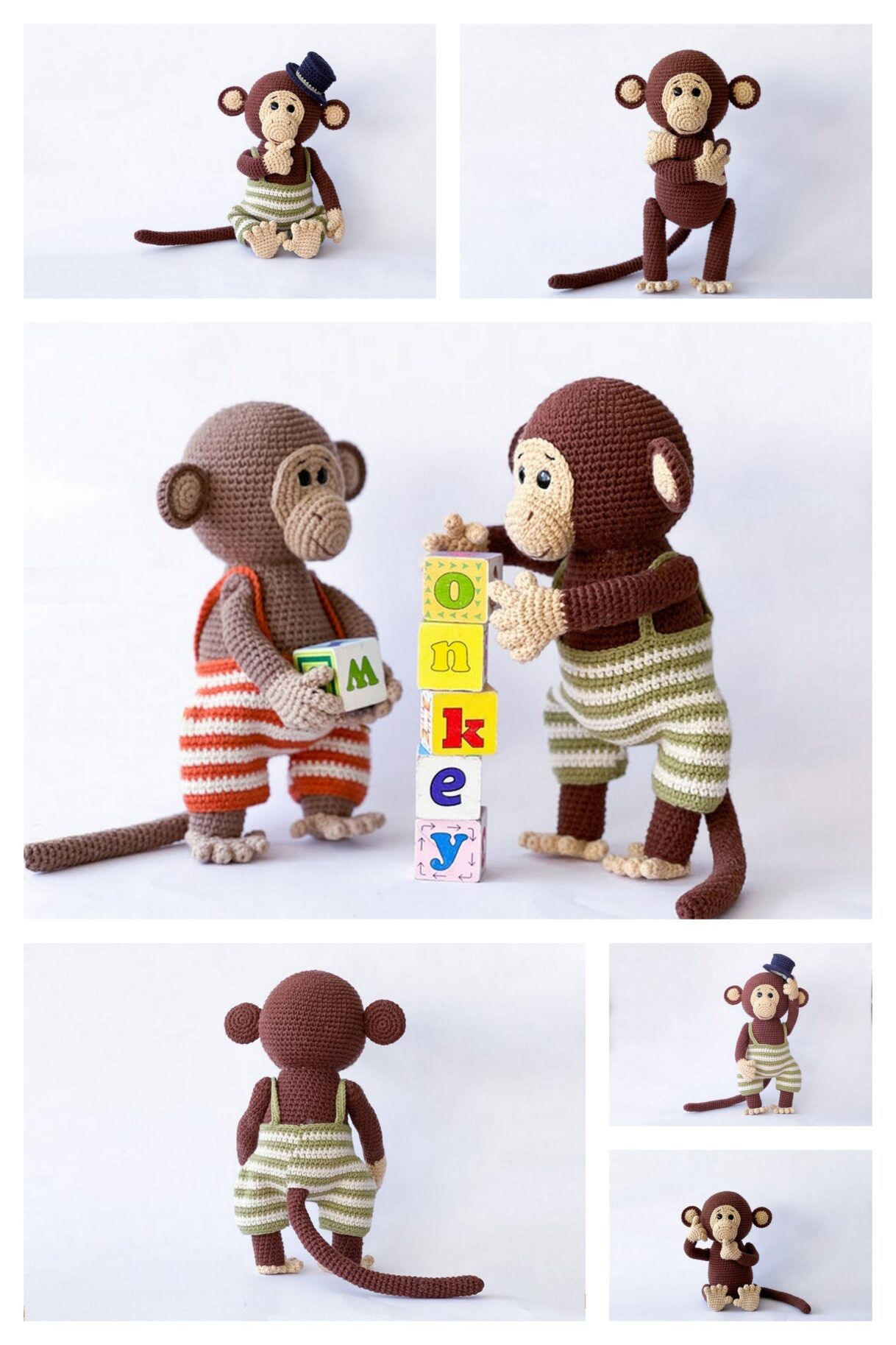 Amigurumi Crochet Monkey Free Pattern-3 – Free Amigurumi Patterns