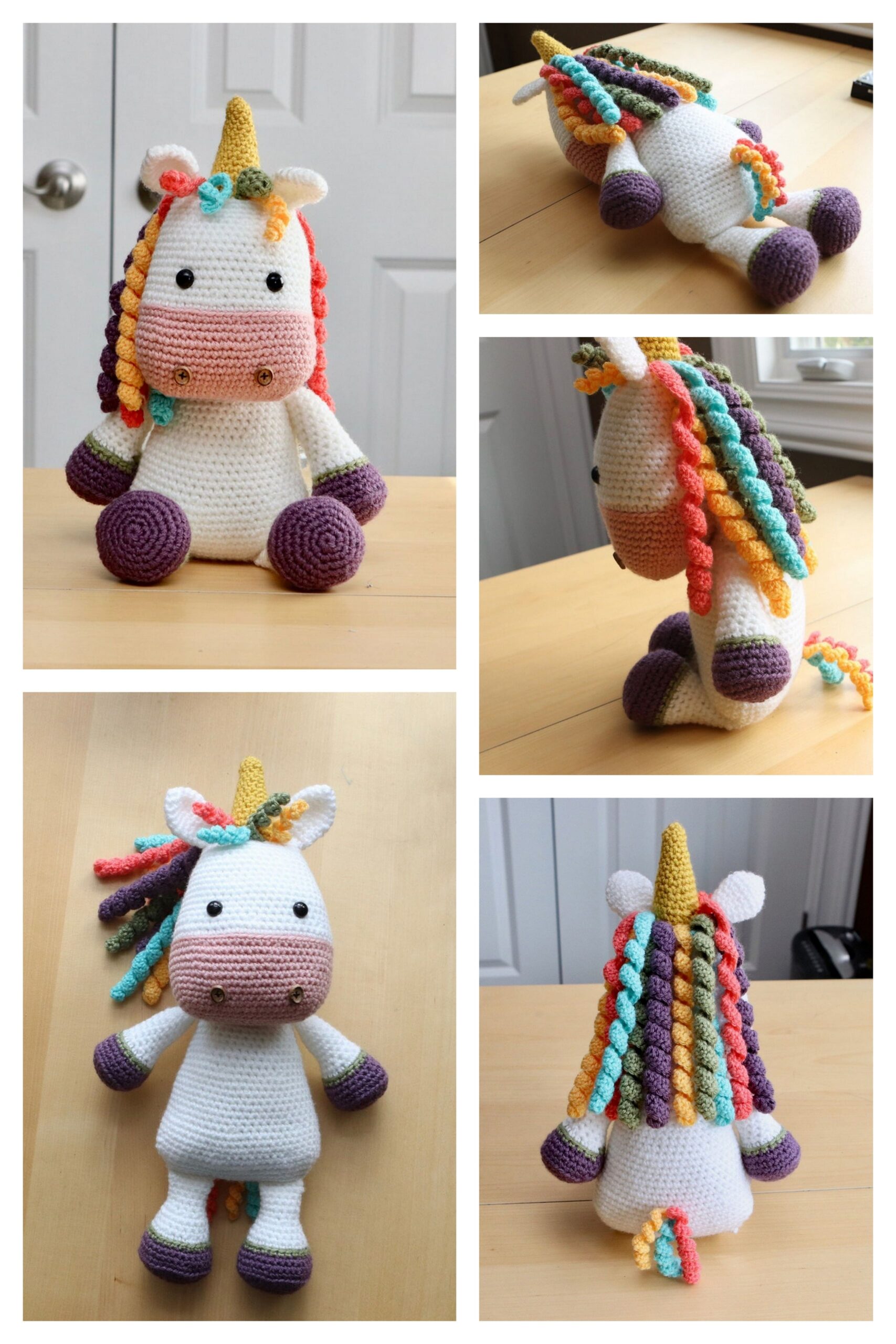 Amigurumi Little Unicorn Free Pattern-5 – Free Amigurumi Patterns