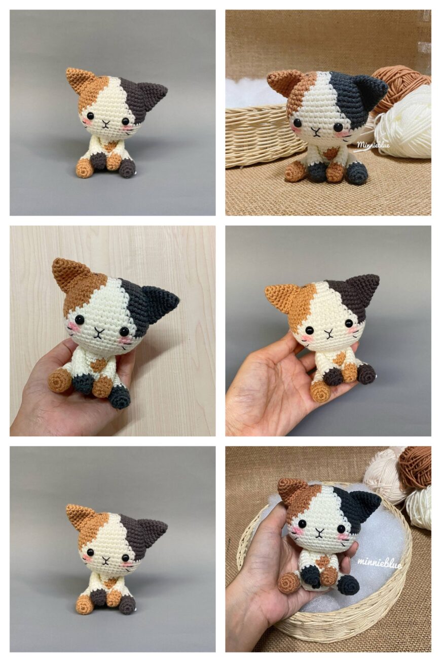 Amigurumi Plush Crochet Cat Free Pattern-3 – Free Amigurumi Patterns