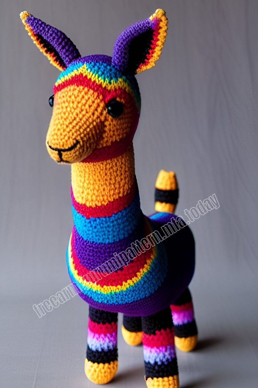 Amigurumi Grey Llama Free Pattern-3 – Free Amigurumi Patterns