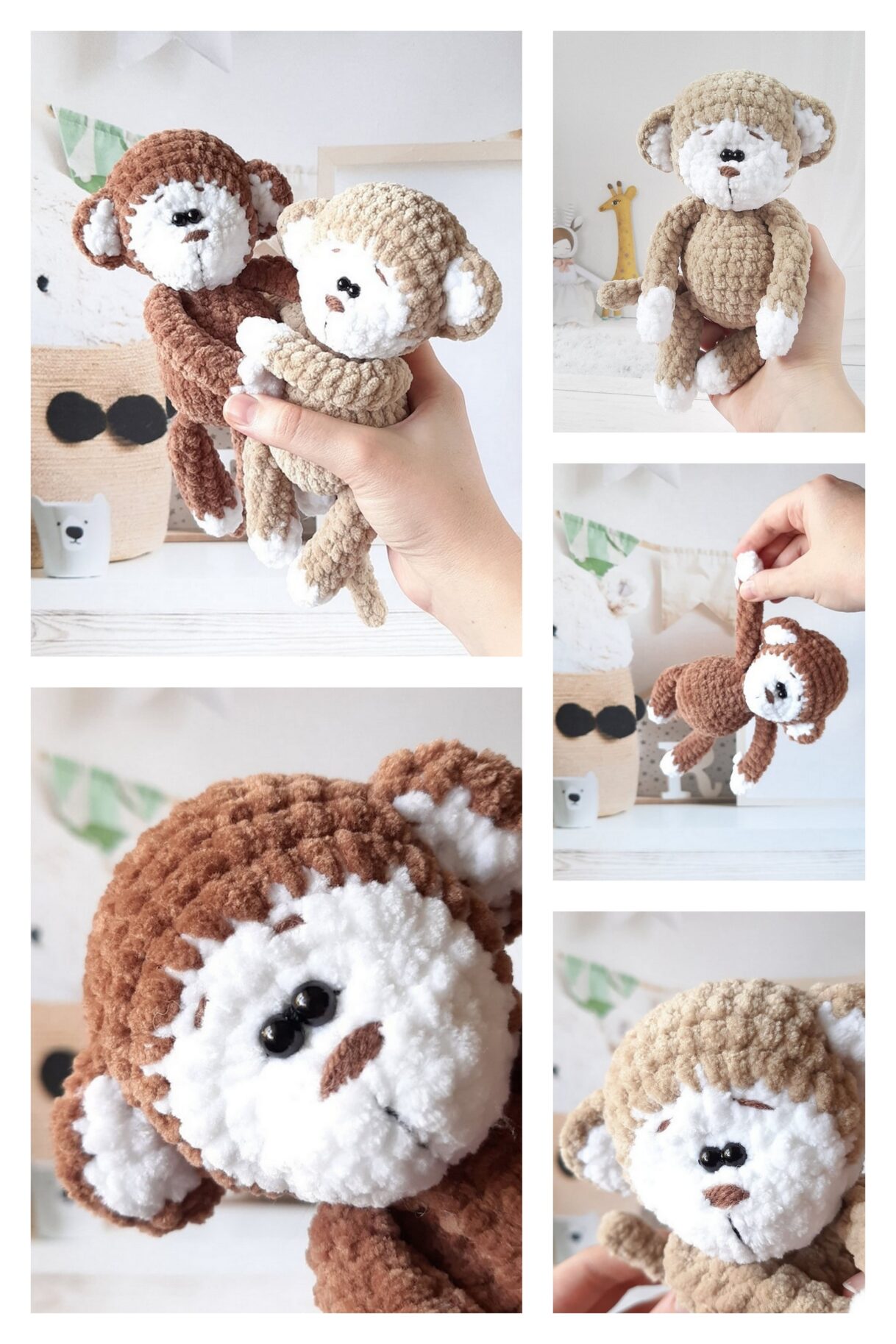 Amigurumi Crochet Monkey Free Pattern-2 – Free Amigurumi Patterns