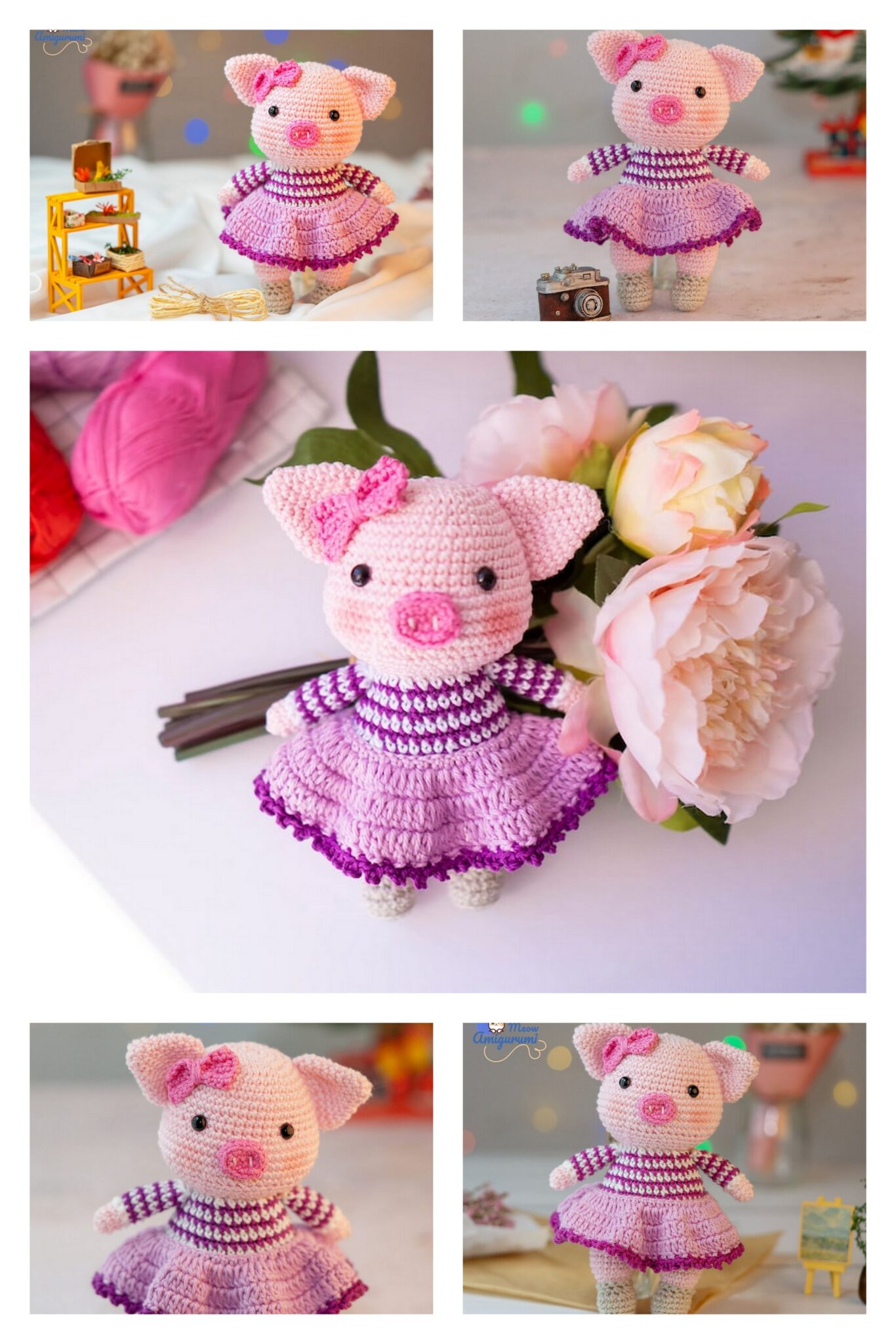 Amigurumi Crochet Piglet Free Pattern-4 – Free Amigurumi Patterns
