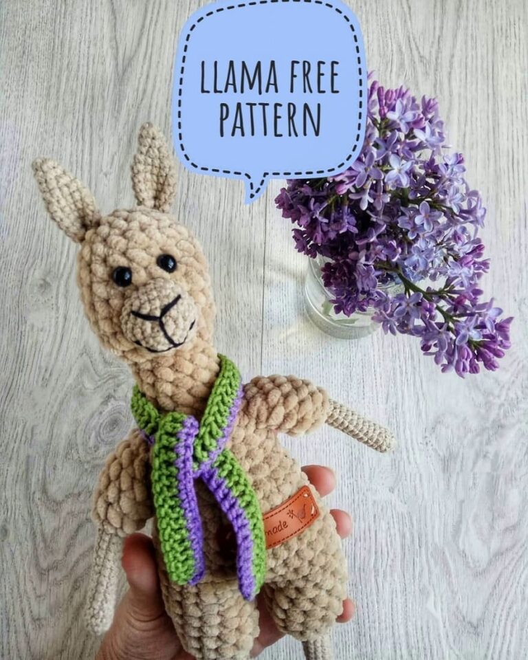 Amigurumi Grey Llama Free Pattern-3 – Free Amigurumi Patterns