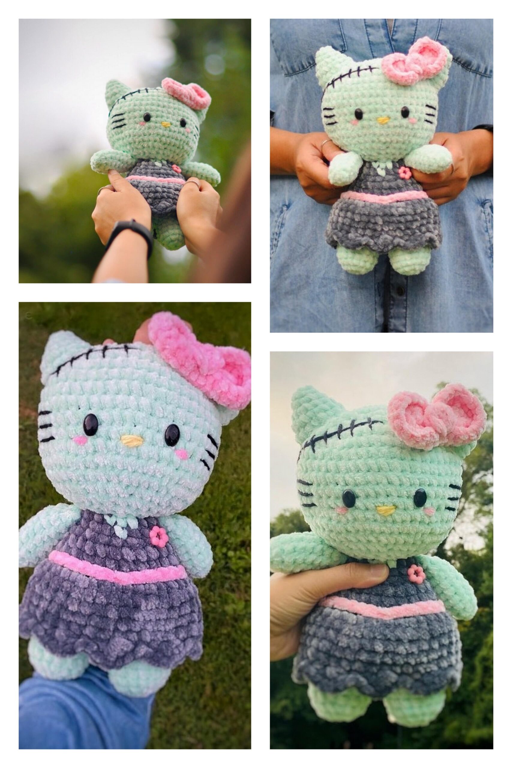 Amigurumi Hello Kitty Keychain Free Pattern-1 – Free Amigurumi Patterns