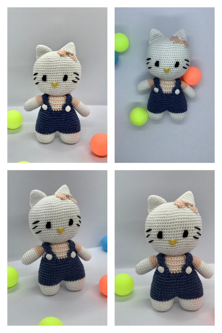 Amigurumi Hello Kitty Keychain Free Pattern-1 – Free Amigurumi Patterns