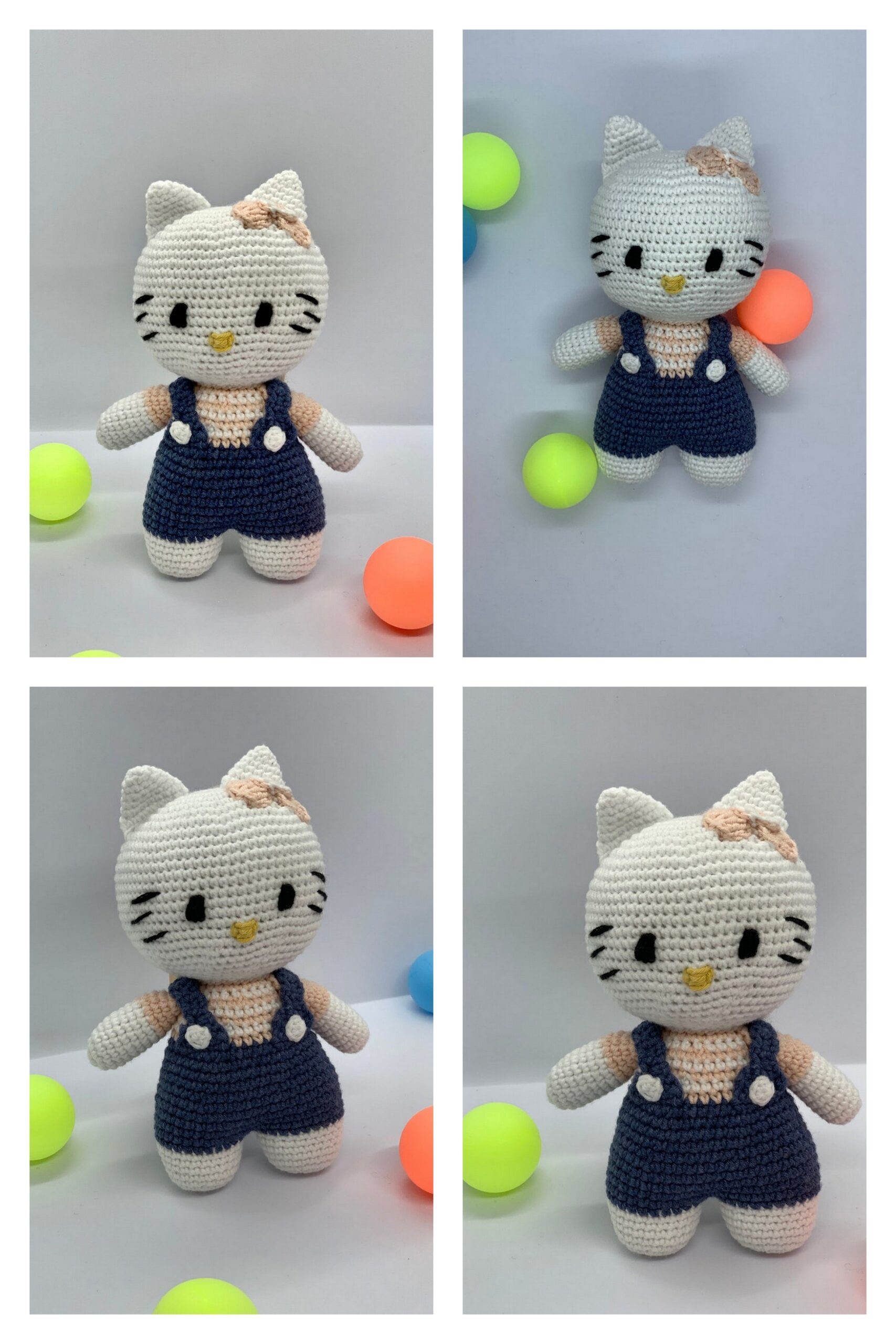 Amigurumi Hello Kitty Keychain Free Pattern-1 – Free Amigurumi Patterns