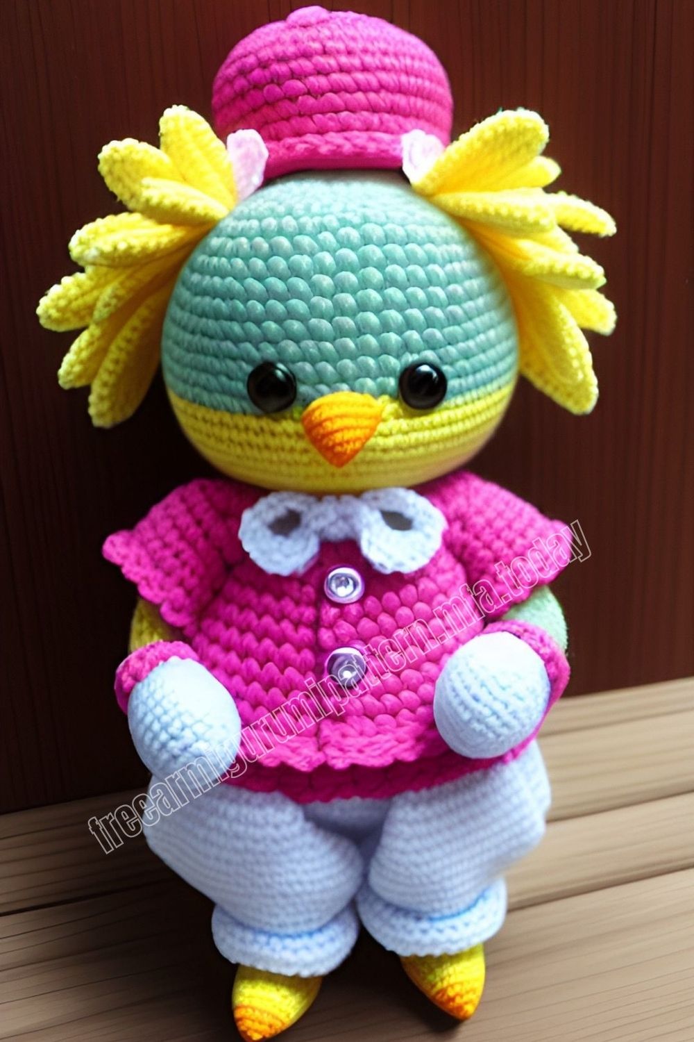 Amigurumi Piu Piu the Chick Free Pattern-3 – Free Amigurumi Patterns