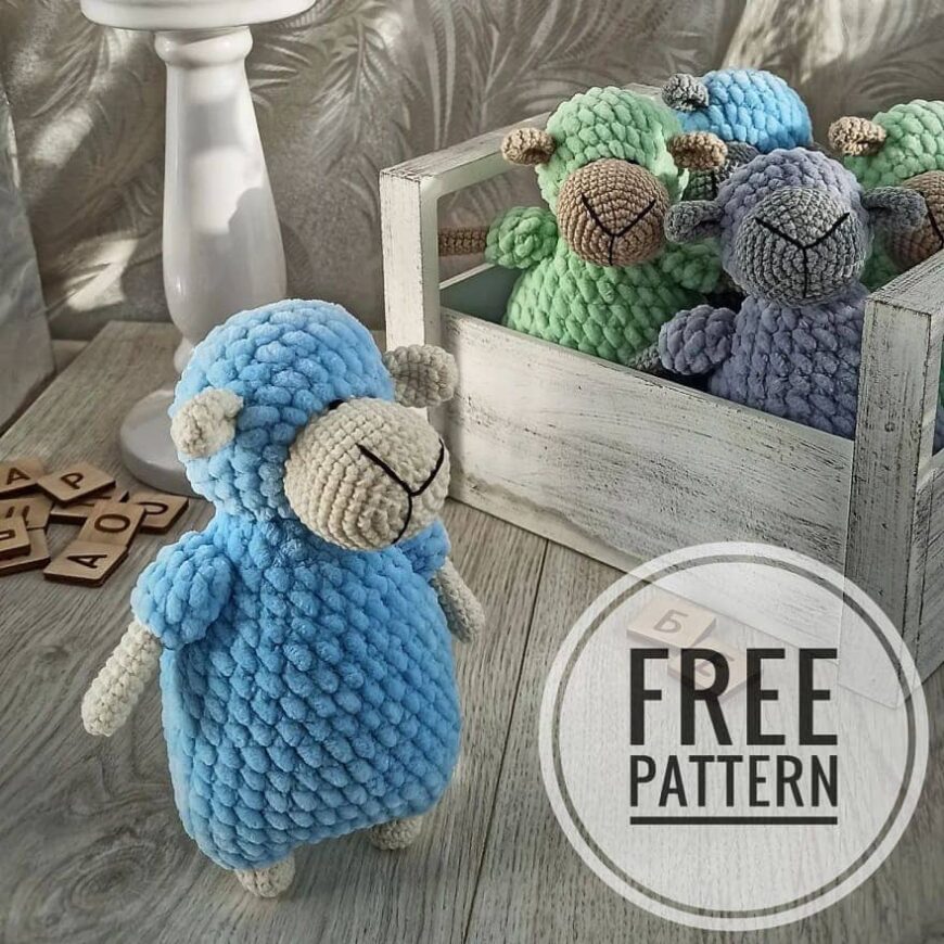Amigurumi Plush Sheep Free Pattern-3 – Free Amigurumi Patterns