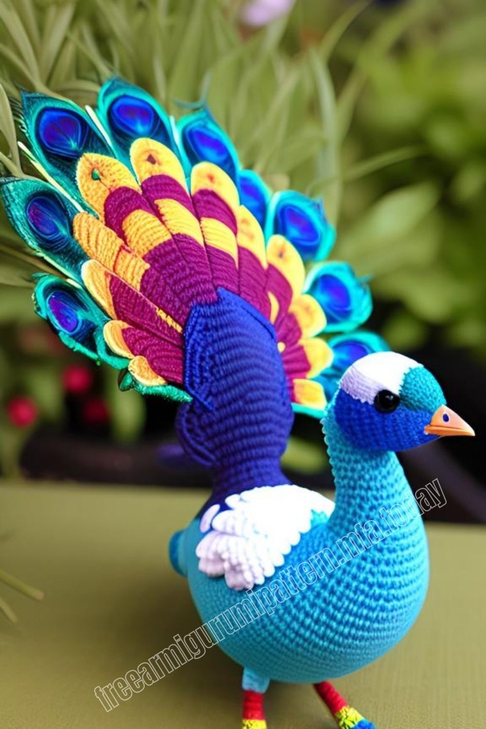 Amigurumi Bird Little Peacock Free Pattern-2 – Free Amigurumi Patterns