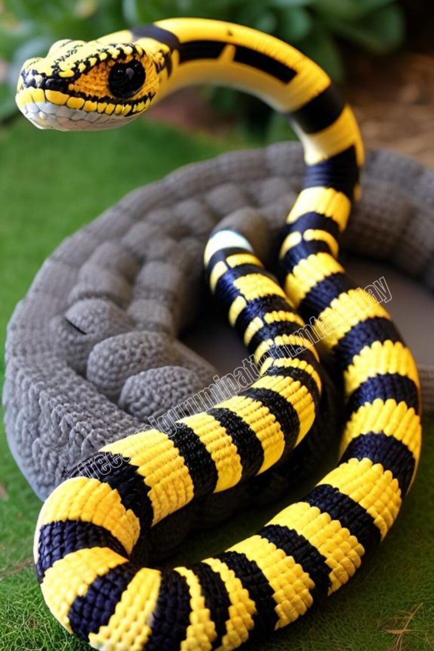 Amigurumi Crochet Snake Free Pattern-3 – Free Amigurumi Patterns