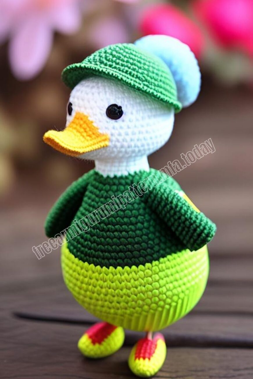 Amigurumi Duck With Hat Free Pattern-3 – Free Amigurumi Patterns