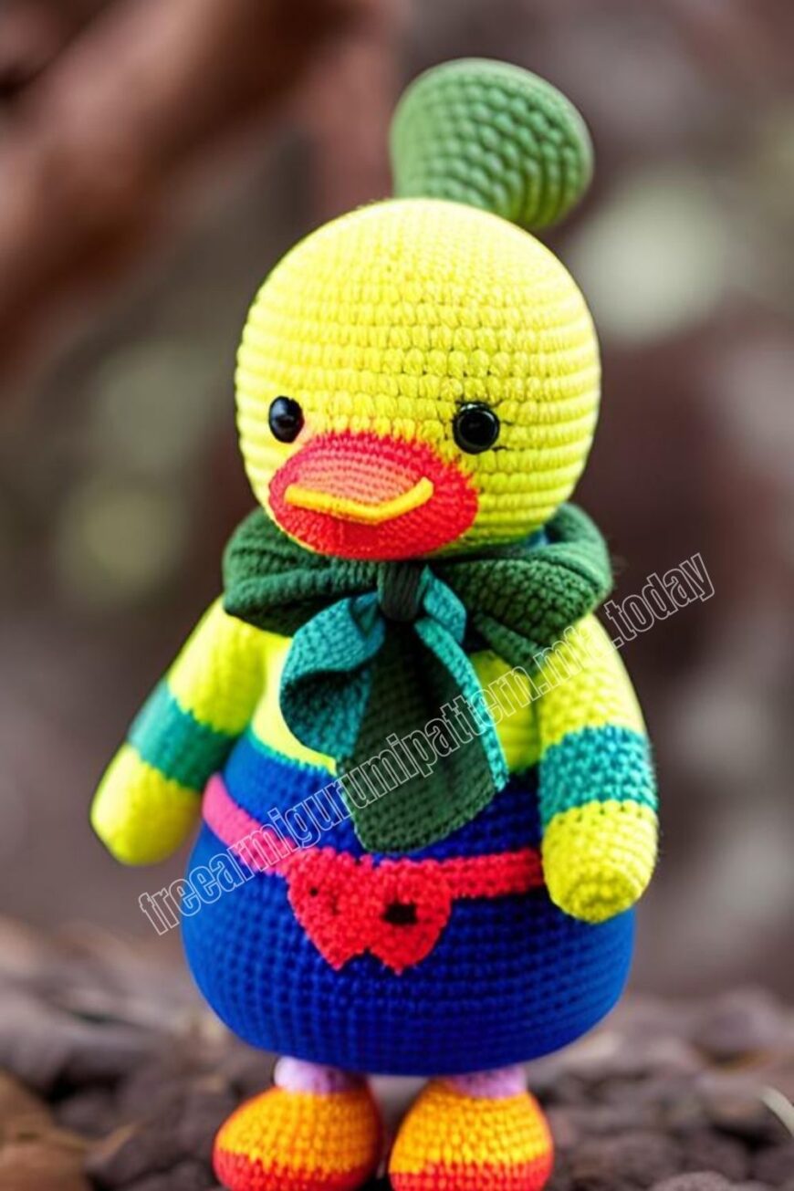 Amigurumi Duck With Hat Free Pattern-3 – Free Amigurumi Patterns