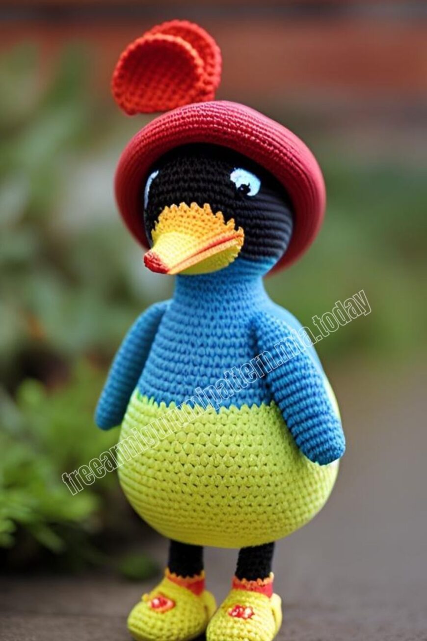 Amigurumi Duck With Hat Free Pattern-3 – Free Amigurumi Patterns