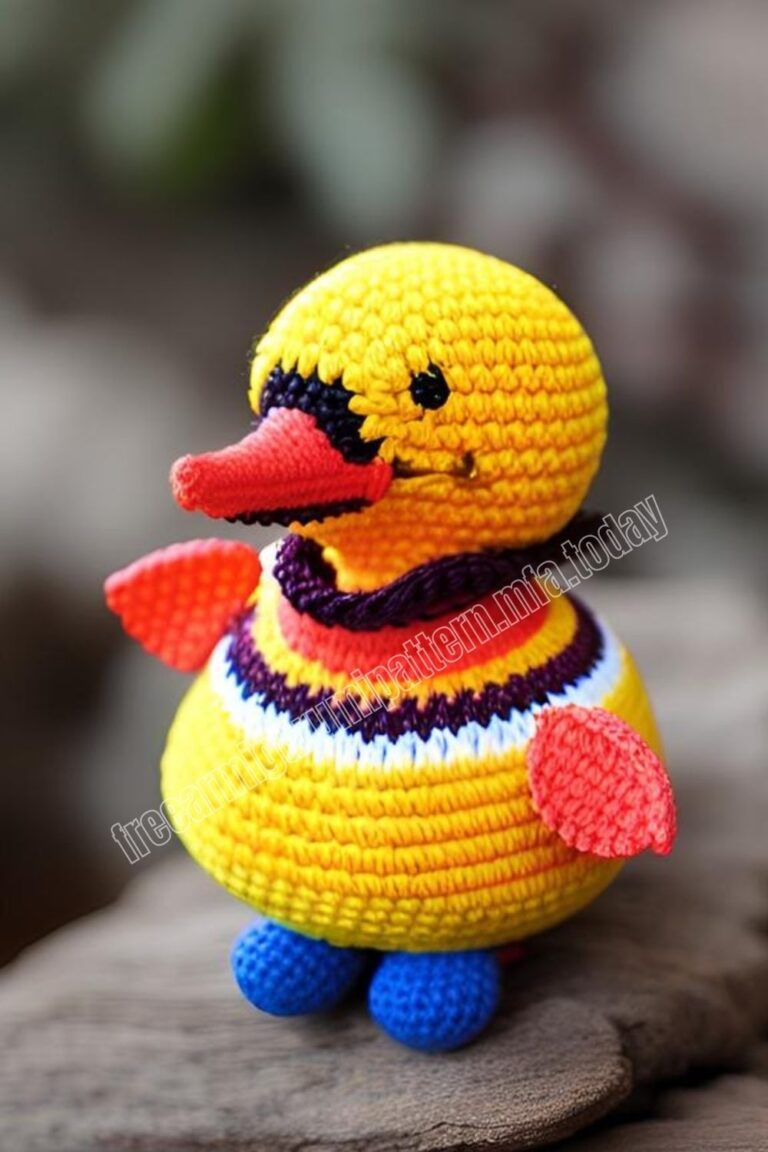 Amigurumi Duck With Hat Free Pattern-3 – Free Amigurumi Patterns